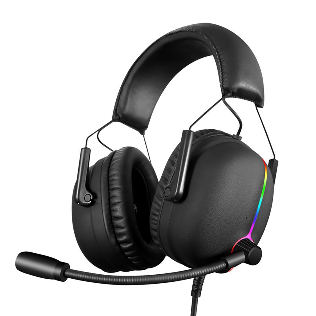 HELL CRACK V11 Gaming Headset Computer With Mic USB 7.1 Stereo For PS4 ...