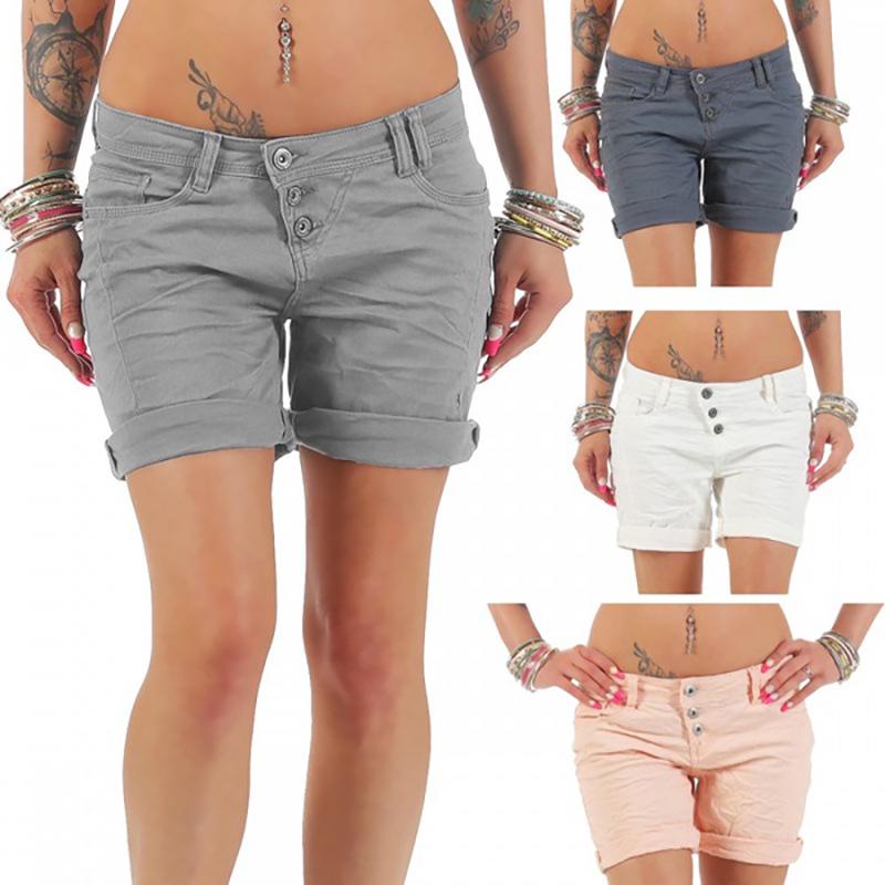 Buy Women Girl Leisure Simple Solid Color Low Waist Comfort Large Size ...