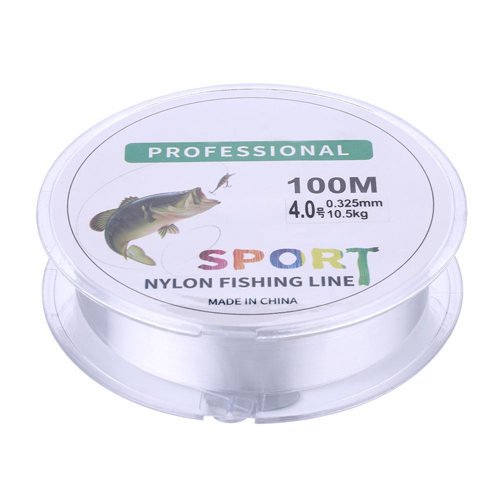 Buy 100m Nylon Fishing Line Super Strong Fishline Bass Carp Fishing ...
