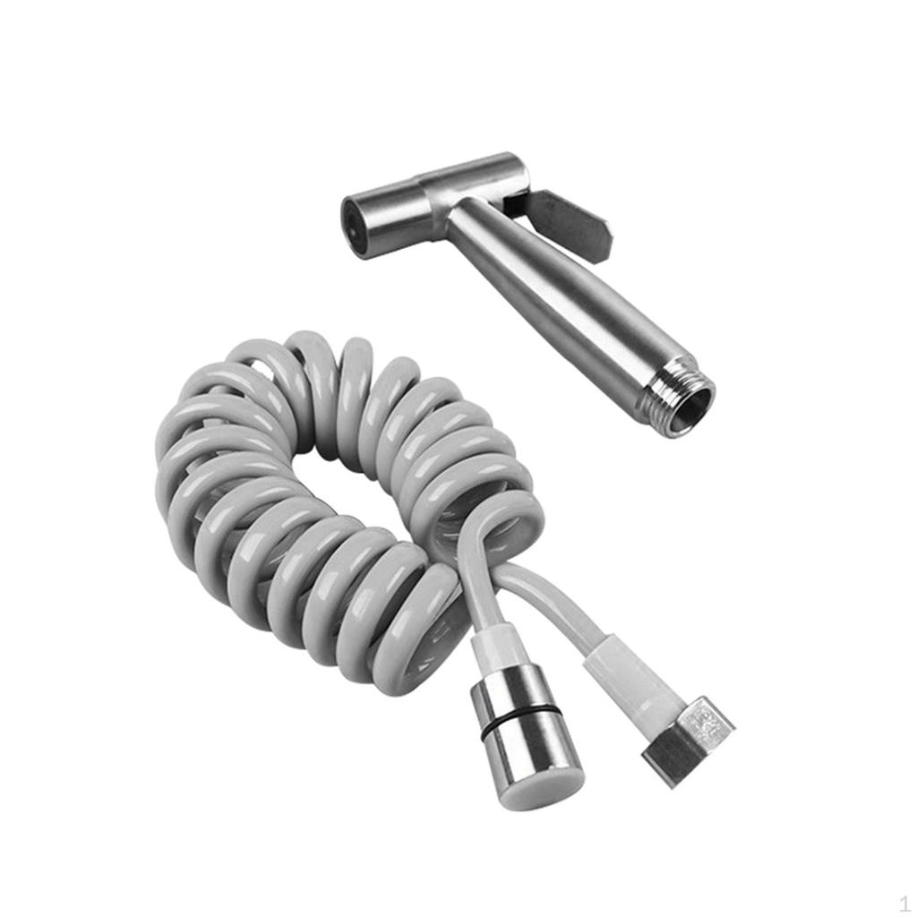 Buy Toilet Handheld Bidet Sprayer with 2M Spring Hose , Simply Press ...