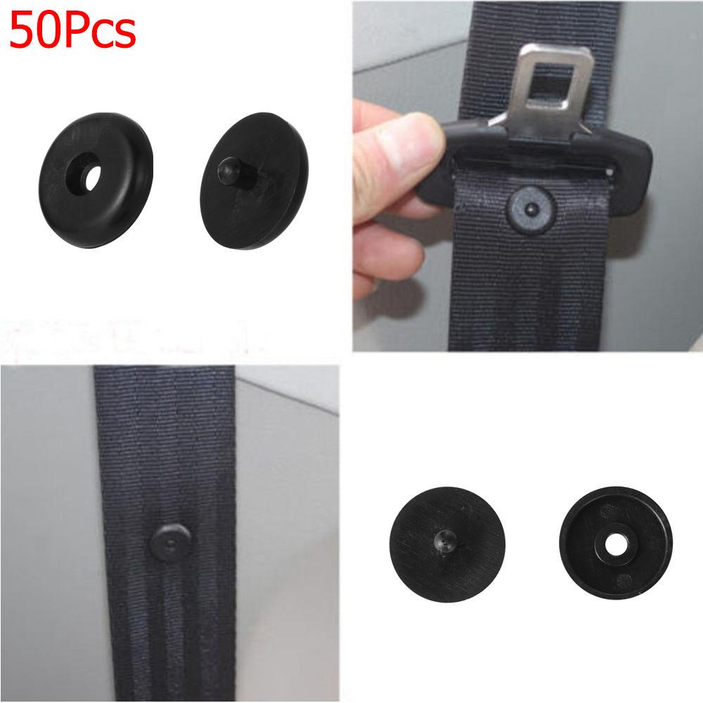 Universal Retainer Plastic Limit Buckle Safety Fasteners Clip Seat Belt ...