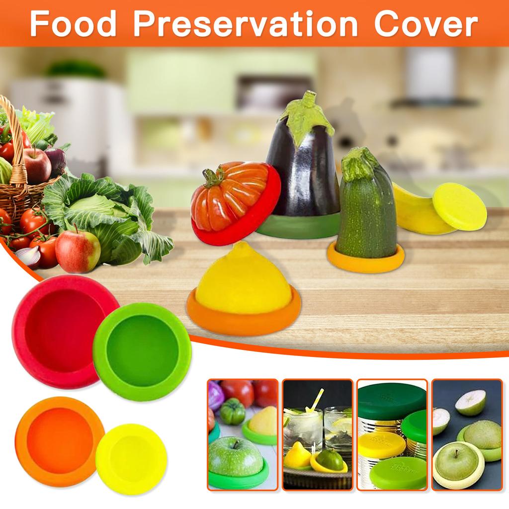 Buy [PLU] Silicone Food Preservation Cover Reusable Sealed Food Condom ...