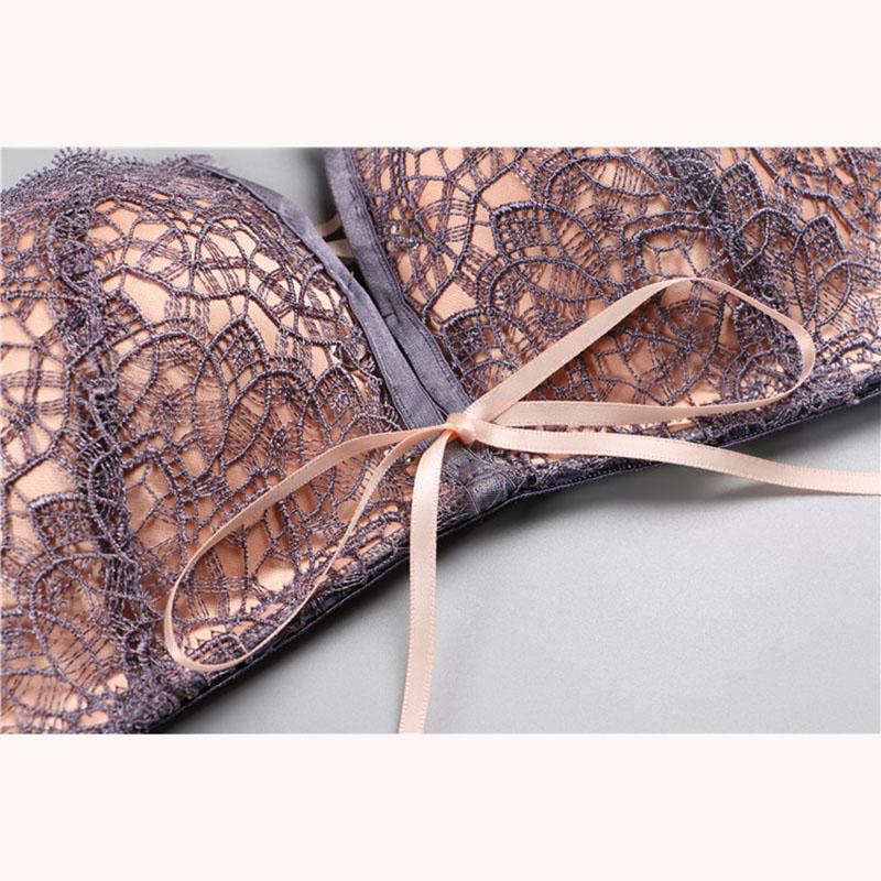 Buy Women Up Bra Bra Lingerie Push Drawstring Tops Lace Wirefree at ...