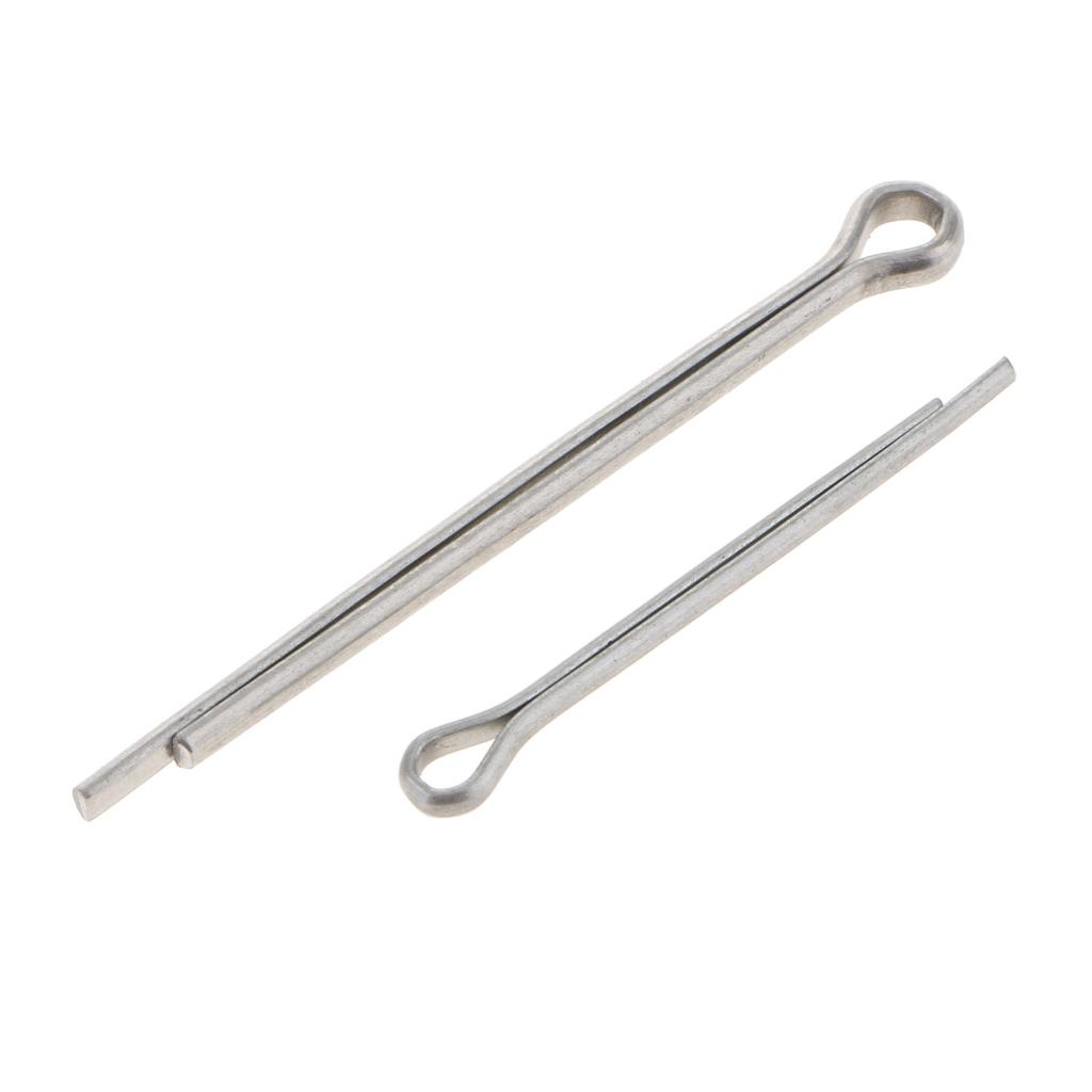 90Pcs Stainless Steel Cotter U Pin Clip Key Fastner Fitting Assortment ...