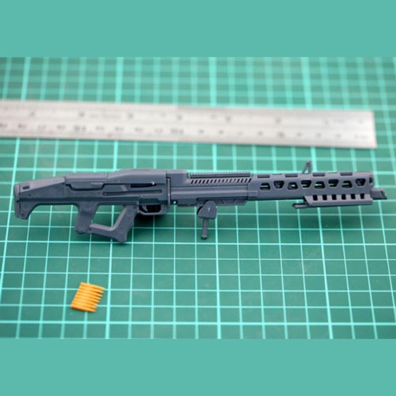 Buy 1/6 Machine Gun 4D Avatar MG62 Assembled Model Black for 12 Inch ...