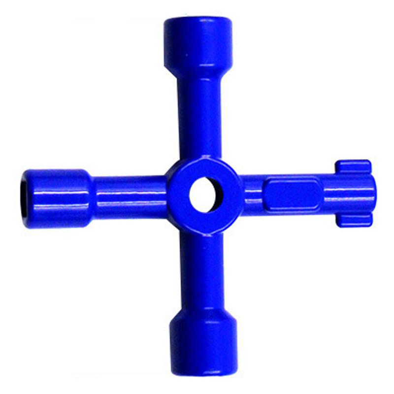 Multifunctional 4 Ways Universal Triangle Wrench Key Plumber Keys ...