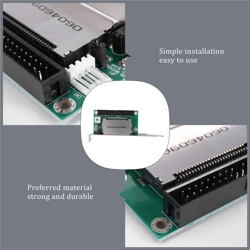 Buy CF Flash Card to 40 Pins IDE 3 5" Male Adapter Converter w Bracket Mount at affordable ...