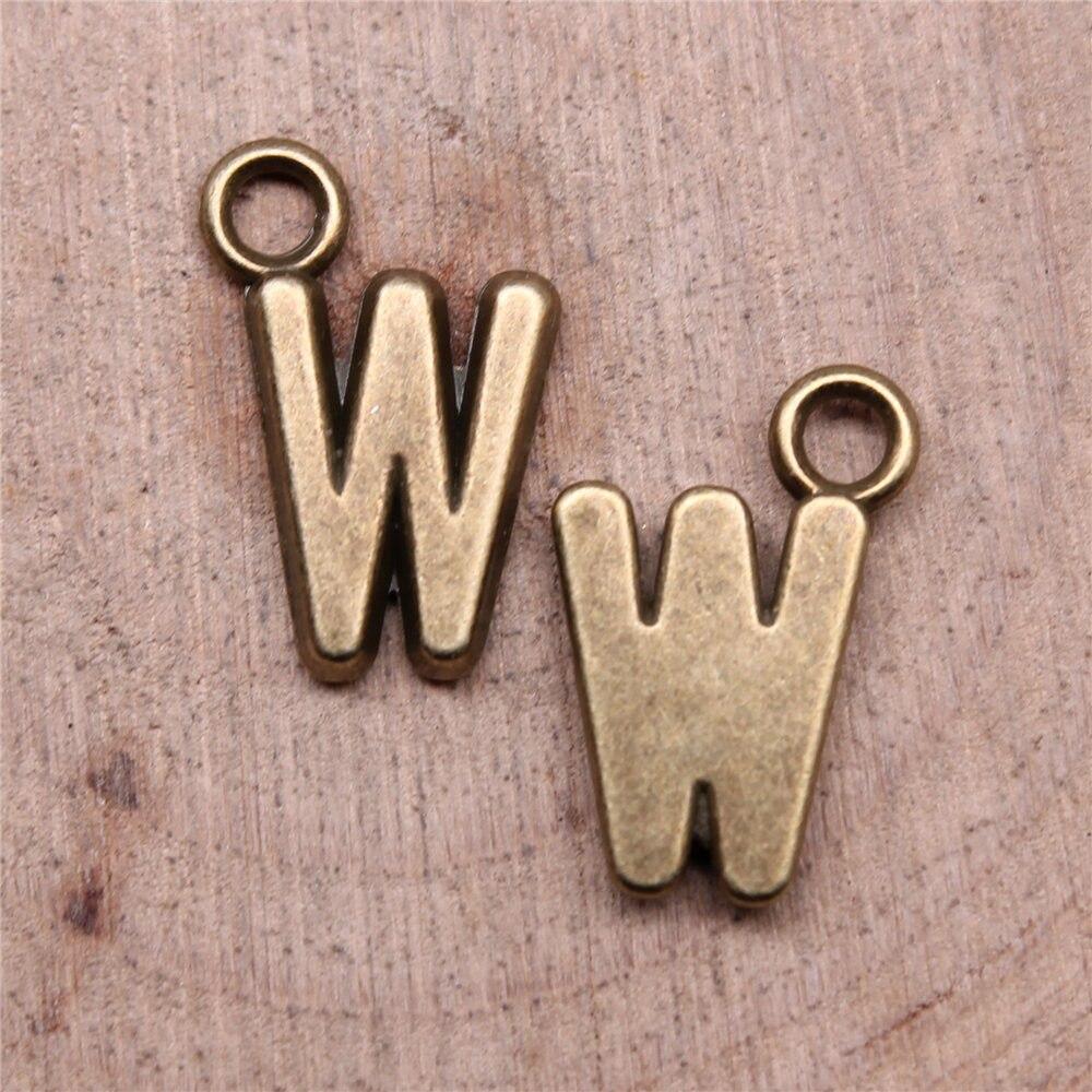 Satın alın Charms Pendants And Necklaces Letter W Charms Charms For ...