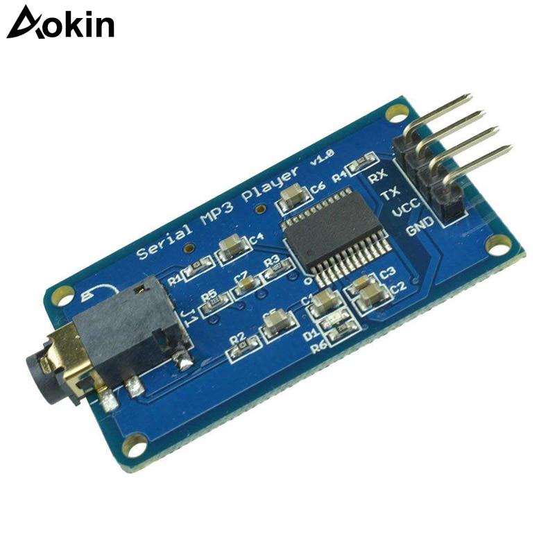 Buy UART TTL Serial Control MP3 Music Player Module Support MP3/WAV ...