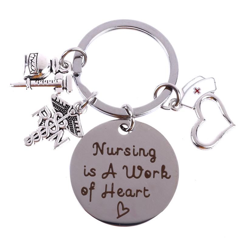 Buy Nurse Keychain Pendant For Nurse'S Day Keyring Gifts Nursing Is A ...