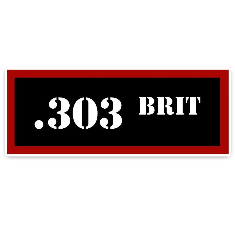 12CM*4.5CM Interesting .303 BRIT Ammo High Quality Car Sticker Decal ...
