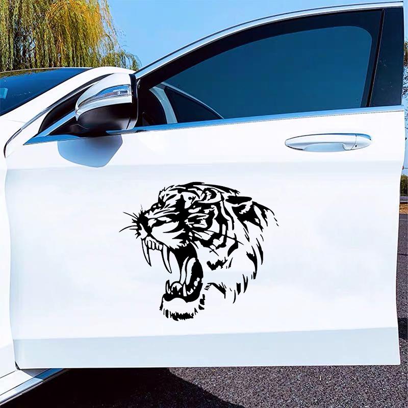 Buy Die-Cut Vinyl Decal Saber-Toothed Tiger Car Sticker Waterproof Auto ...
