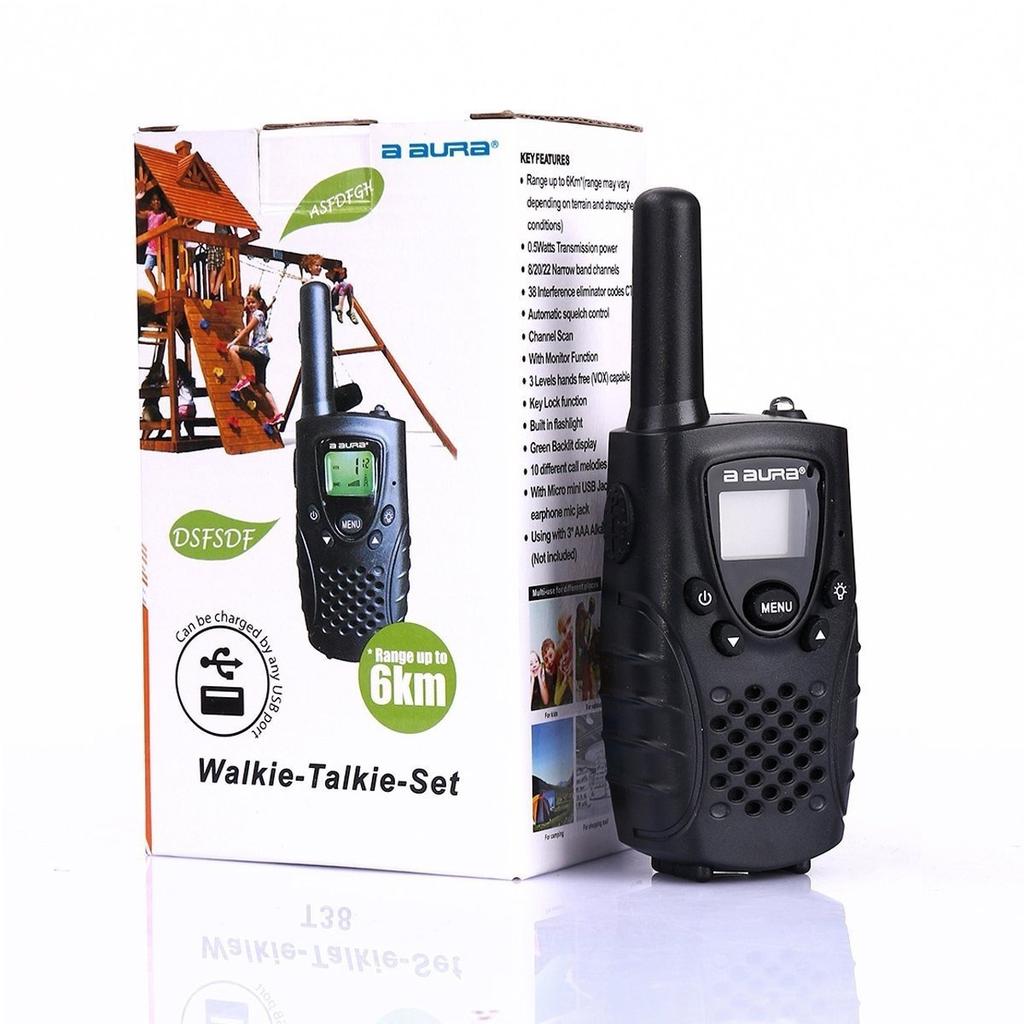 Buy Portable Kids Walkie Talkies (Up To 3.7 Miles) Two-Way Radio ...