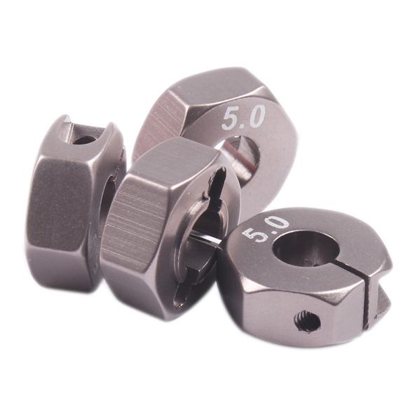 Buy 4PCS Stainless Steel Wheel Lock Module for 1:10 Model RC Cars New ...