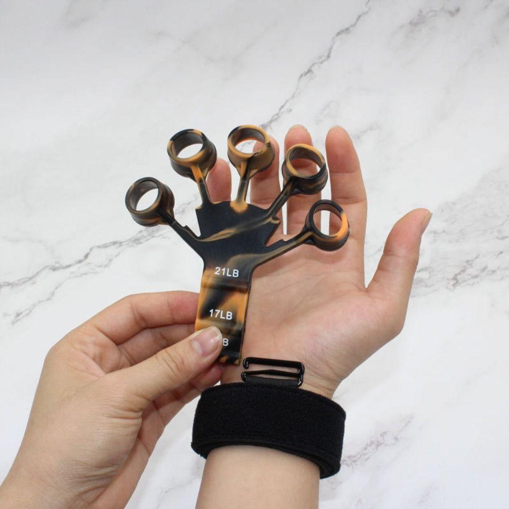 Buy Silicone Wrist Strengthener 5 Finger Finger Gripper Training ...