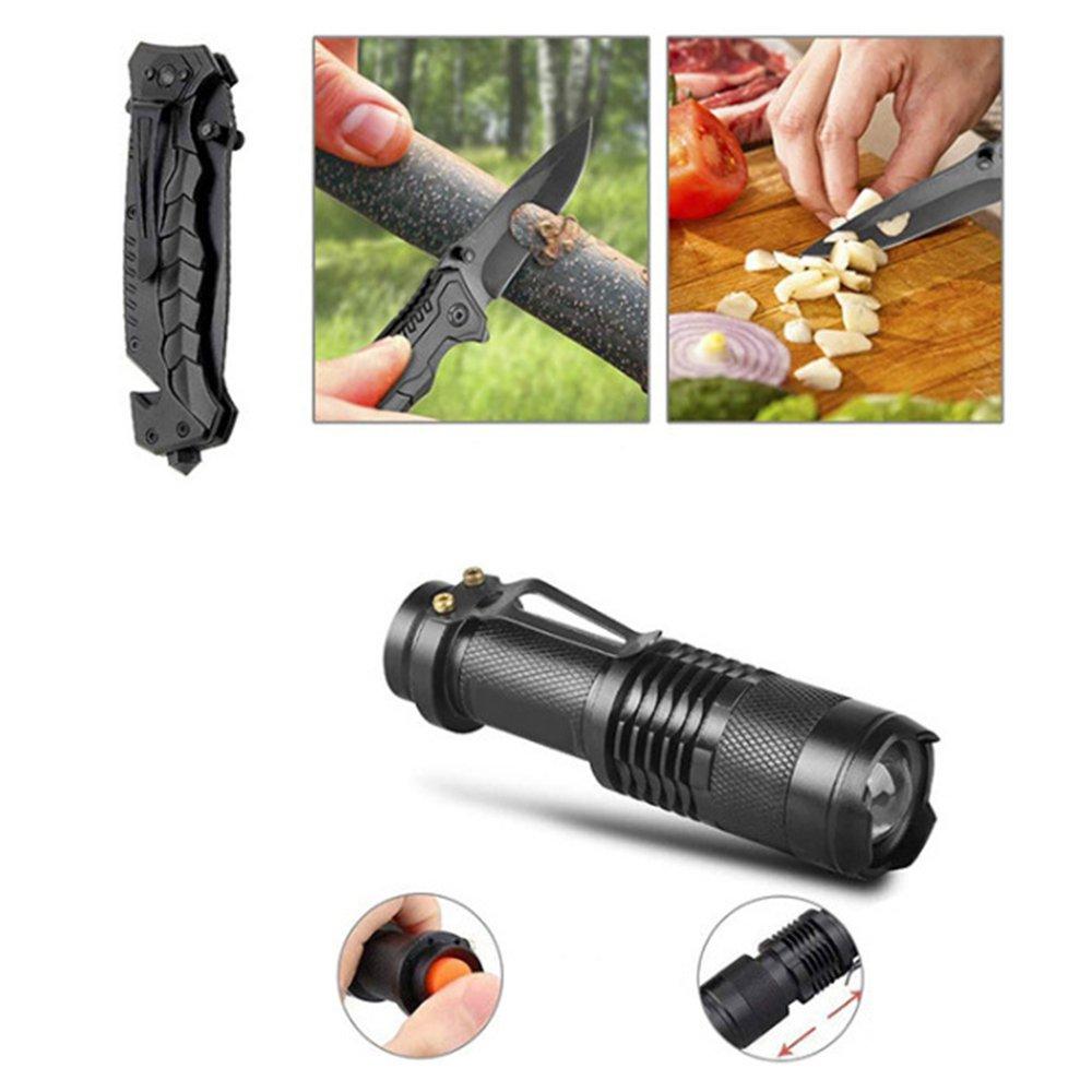 BMS Outdoor Survival Kit Camping Equipment Backpack First Aid Hiking ...