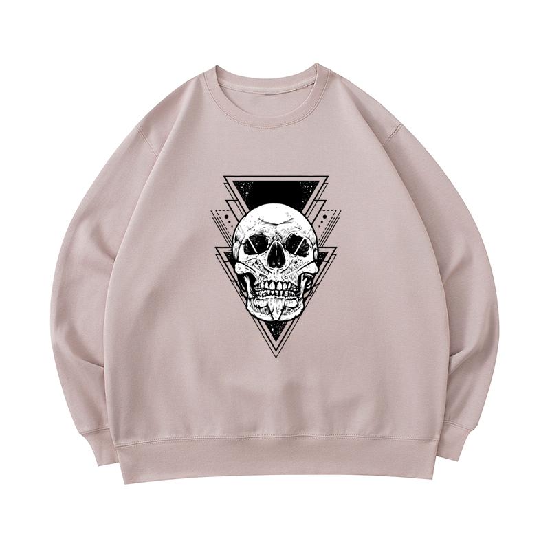 Acheter Men's 300 GSM 100% Cotton Sweatshirt Chaotic White Skull Print ...