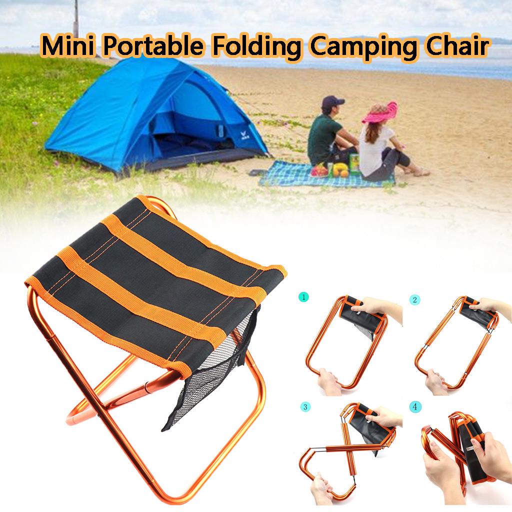Mini Portable Folding Chair Camping Stool Lightweight uygun fiyatlı ...