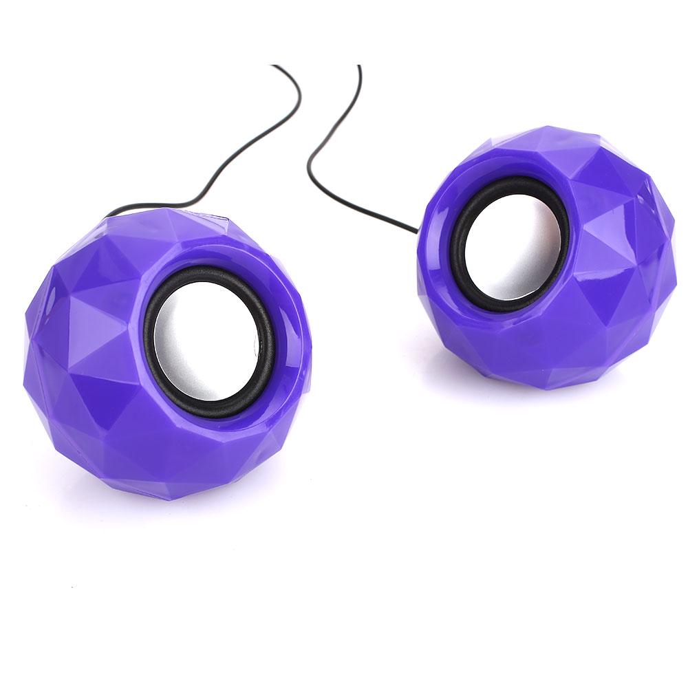 3.5mm Computer Sound Box Notebook Speaker Portable USB Stereo Speakers ...