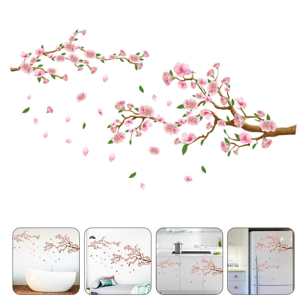 Buy 1 Sheet Living Room Petals Wall Decals Wall Art Background Floral ...
