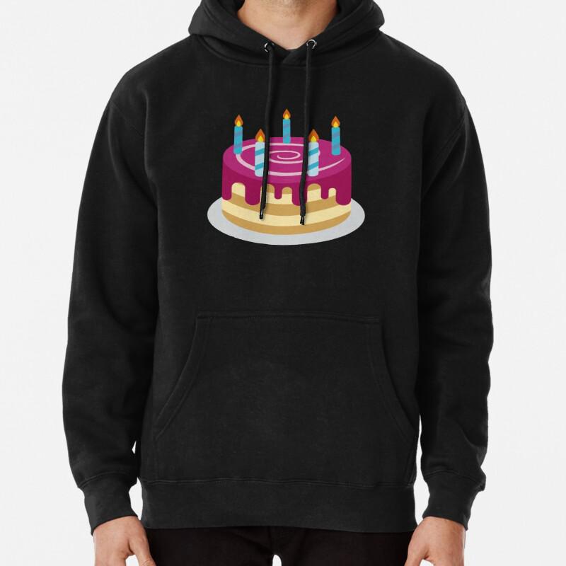 Buy Birthday Cake Hoodies Sweatshirt Men Casual Pullover Streetwear Hip ...