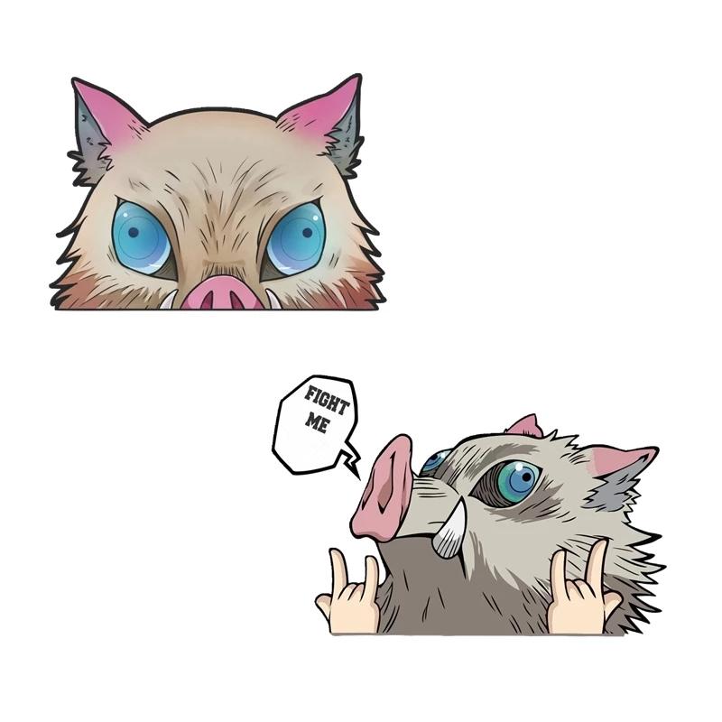 Buy J131# Funny INOSUKE HASHIBIRA FIGHT ME Kimetsu No Yaiba Anime ...