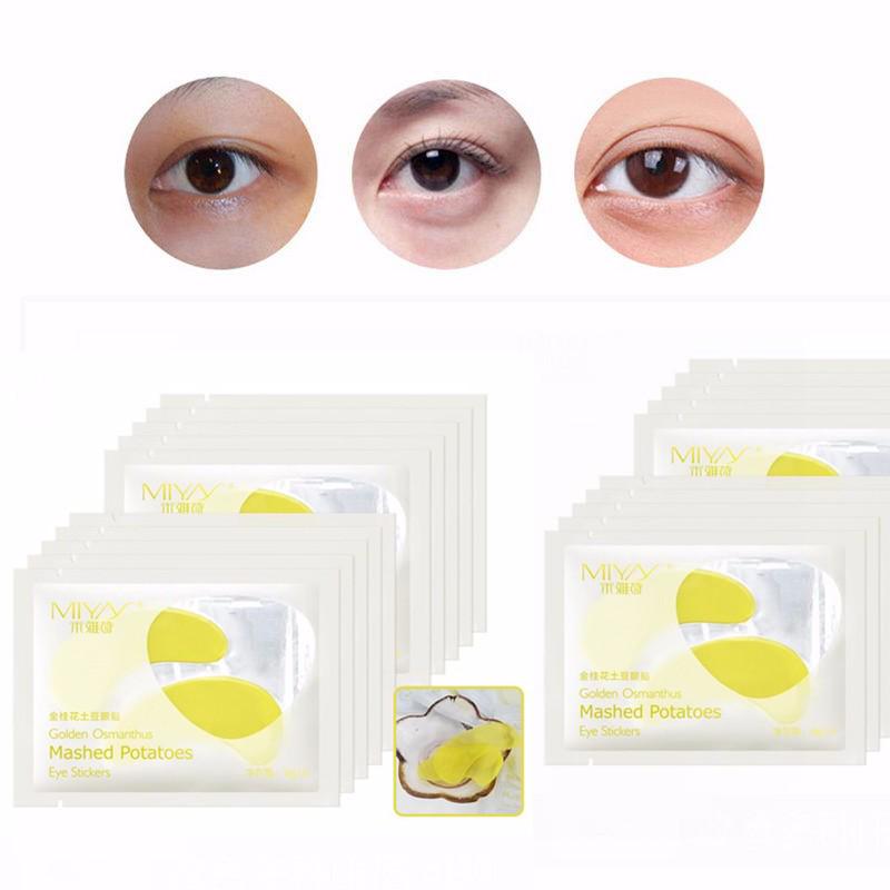 Buy Natural 5Pairs Women Gift Plants Collagen Eye Mask Sleeping Eyemask ...