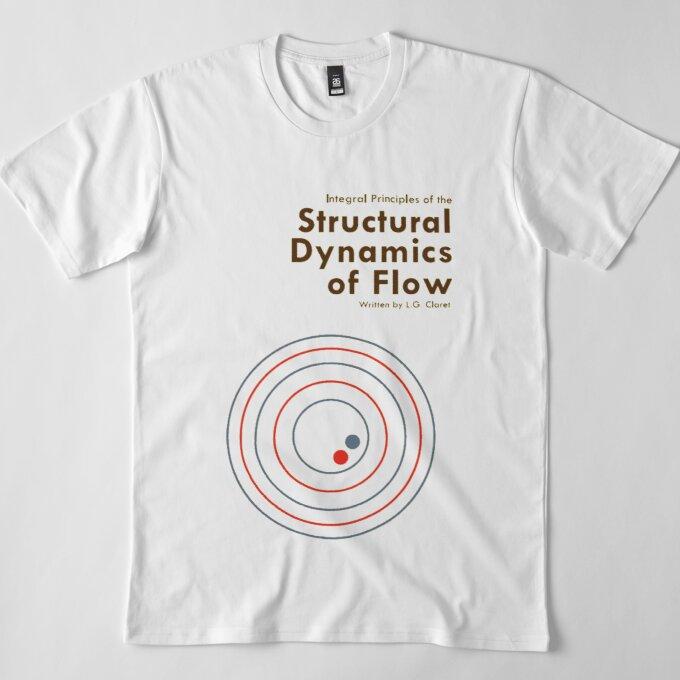 Buy Men Premium Cotton T-Shirt Structural Dynamics of Flow Print Tees ...