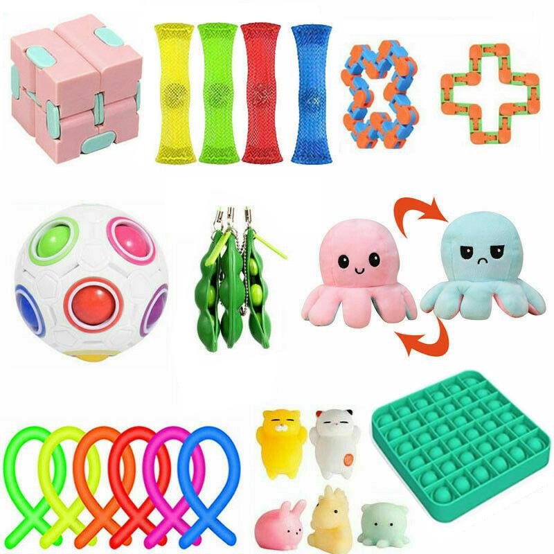 Buy 24PCS Cheap Fidget Toys Anti Stress Set Strings Relief Pack Gift ...