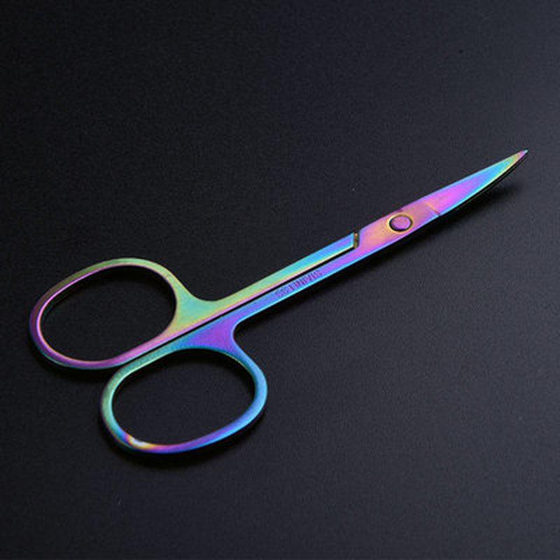 Buy Nail Art Scissor Stainless Steel Manicuring Straight Nail Edge ...