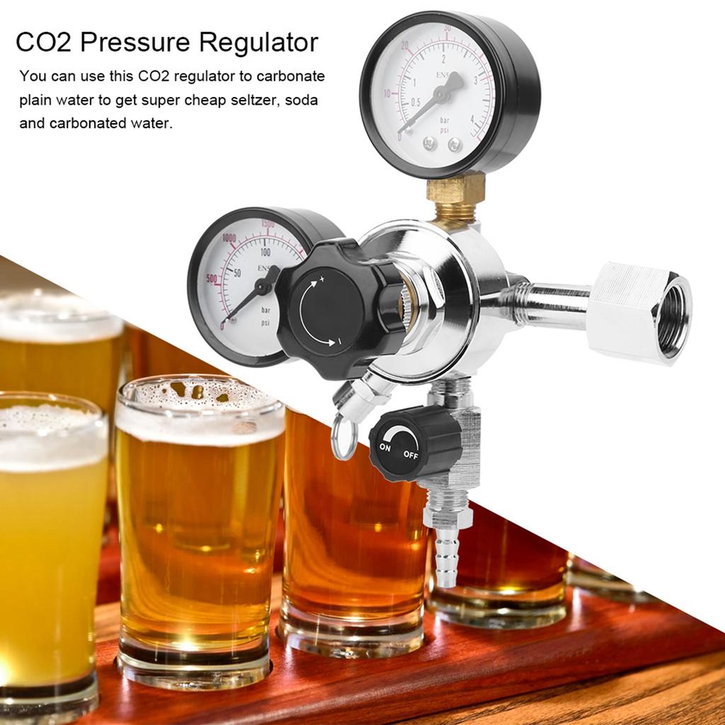 Satın alın CO2 Regulator Beer Soda Keg Pressure Relief Valve Home Brew ...