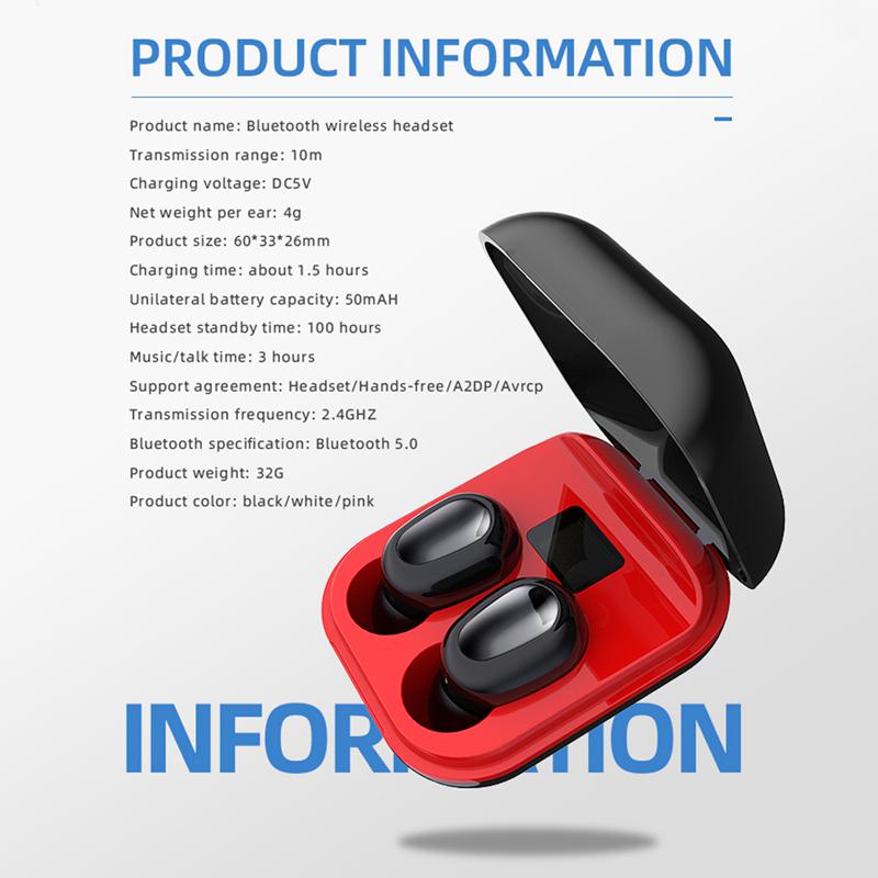 X10 TWS Wireless Bluetooth 5.0 Earphone 9D Stereo Earbuds IPX7 ...
