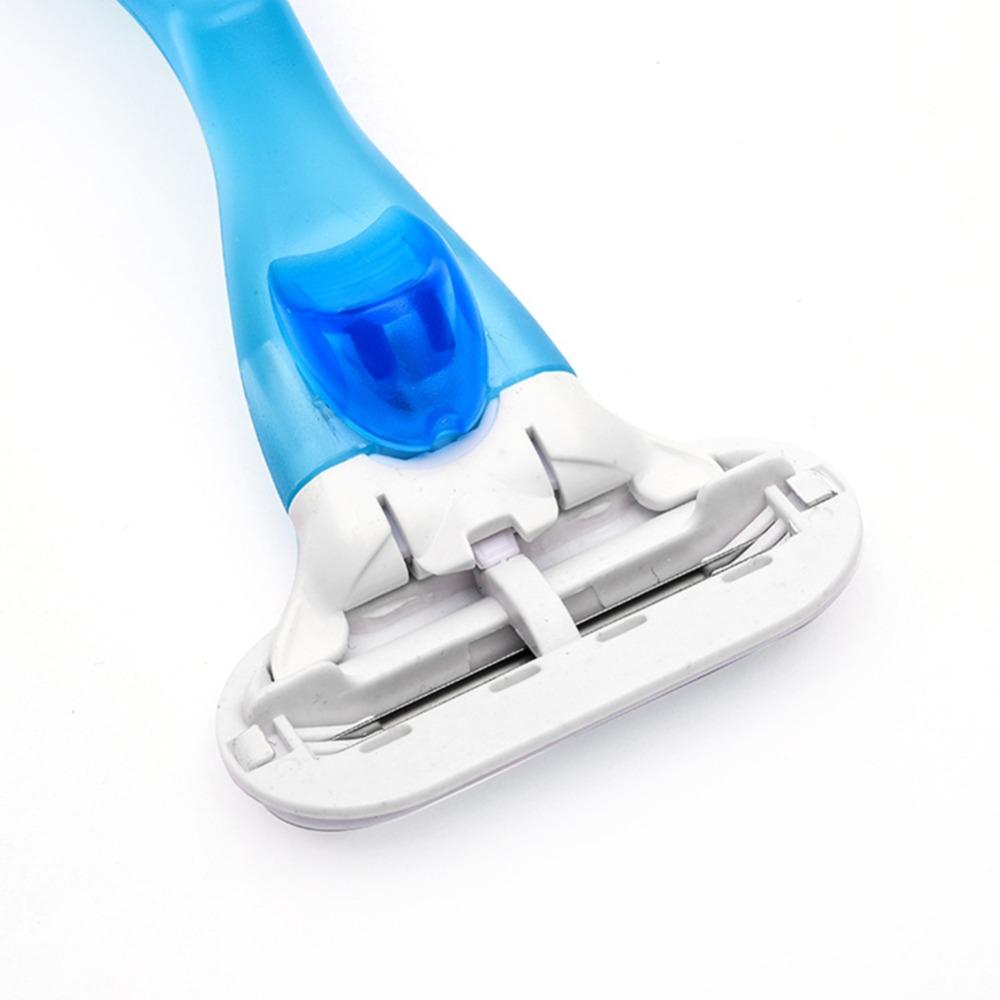 Buy 1Pcs Female Safety Razor Blade Head Shaving For Women 3 Layer ...