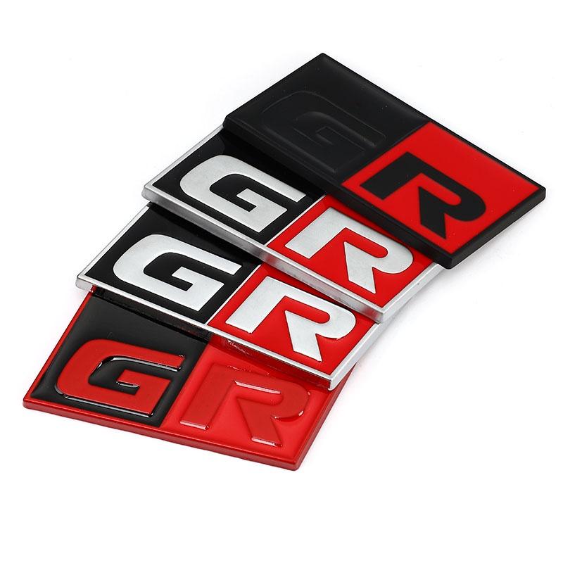 Buy Modified GR Sport GRMN 3D Metal Car Rear Sticker for Land Cruiser ...