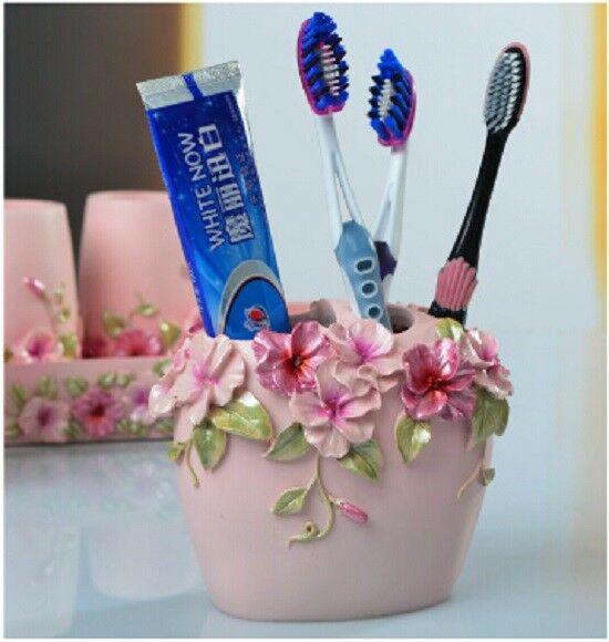 Buy Modern Bathing Accessories Product Bathroom Sets Flower Decor ...