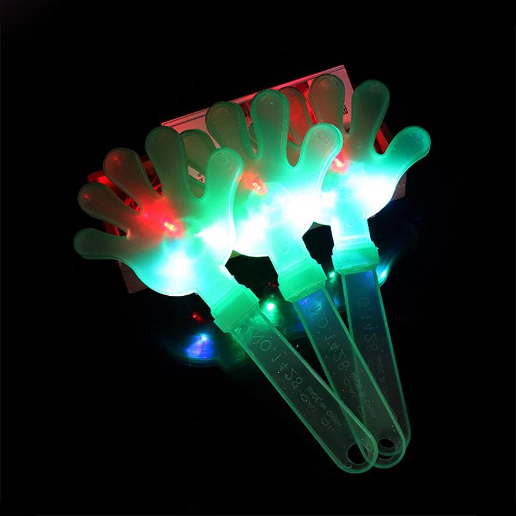 Cheap 24cm Portable Palm Shape Plastic Luminous Pat Light Up Party ...