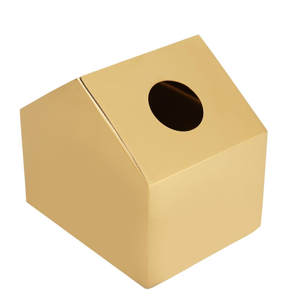 Satın alın Stylish Simple Small HousE shaped Golden Tissue Box Tissue ...