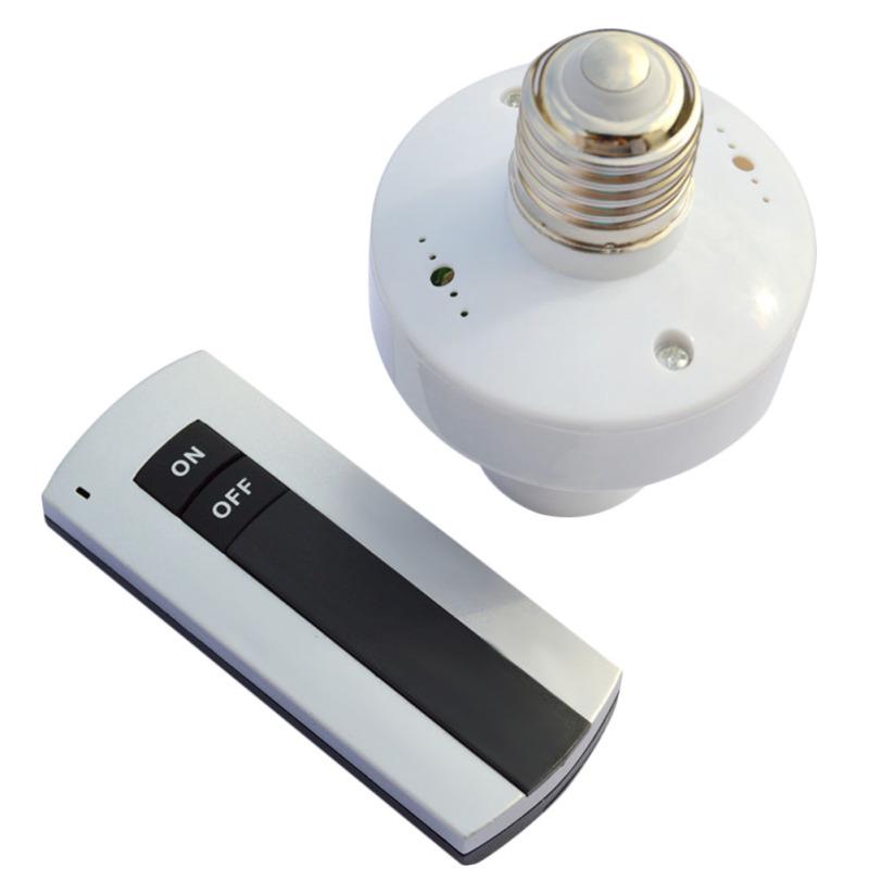Buy E27 Wireless Remote Control Light Socket Extender Set Home ...