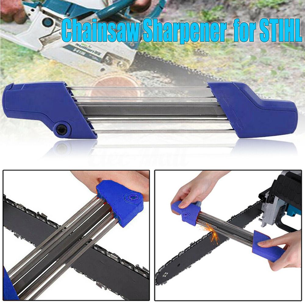 Buy 2in1 Chain Sharpener Chains Grinding Tool Manual Chainsaw Sharpener ...