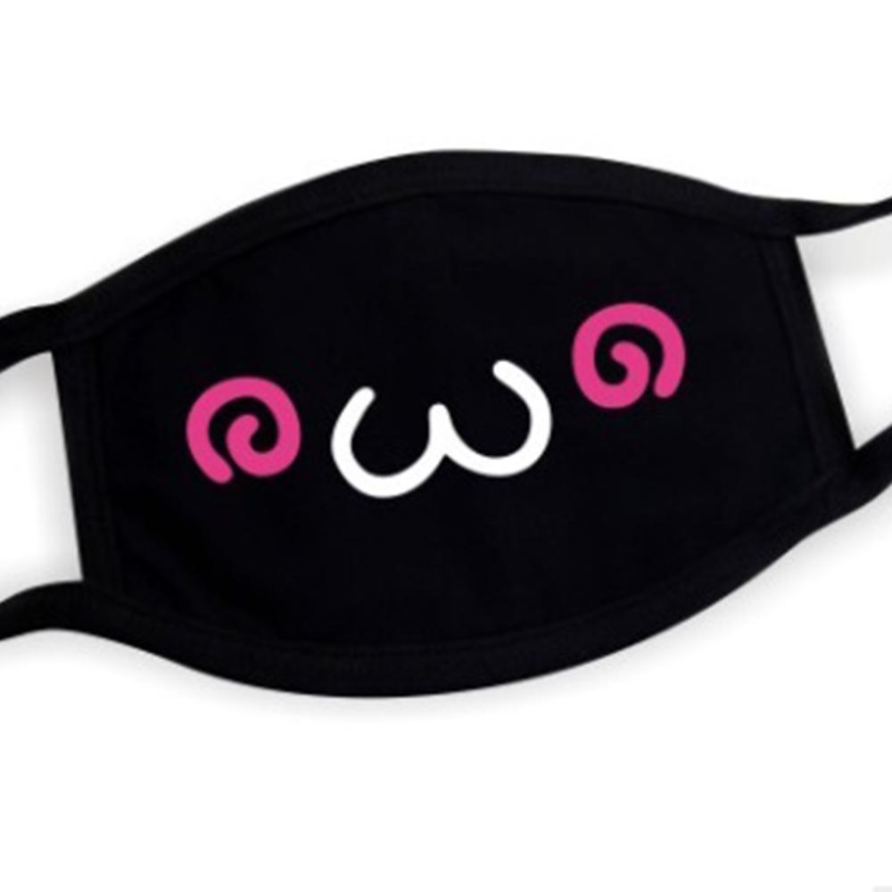 Buy 1 PC Cotton Dustproof Mouth Face Mask Anime Cartoon Lucky Women Men ...