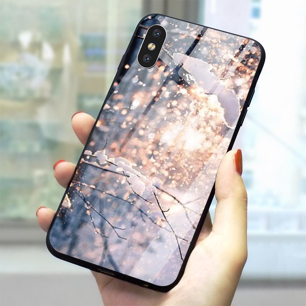 Cheap Landscape Winter Light Snow Phone Case For Redmi Note7 7Pro ...