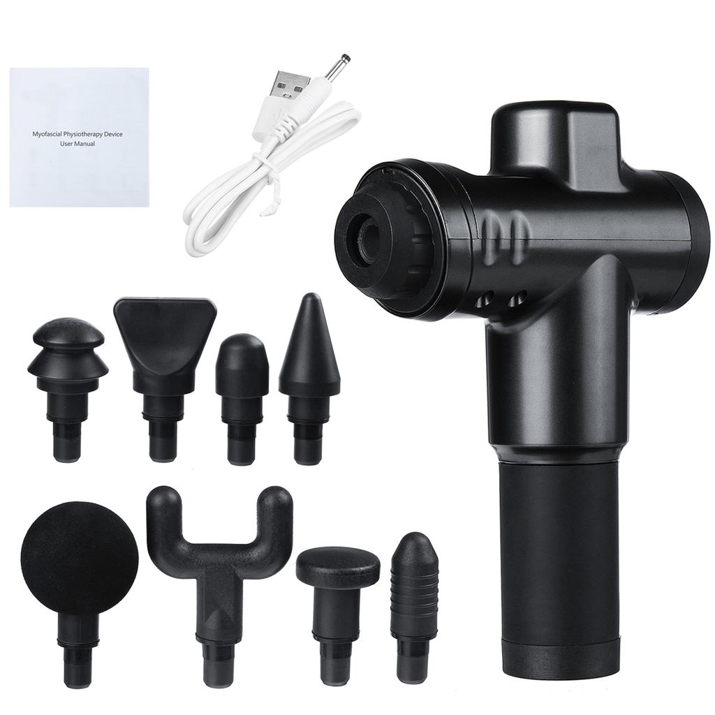 Buy [ 8 Massager Head 20 Gear ] USB Rechargerable 4200mAh 3600r/min ...