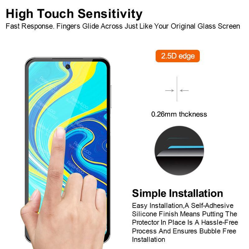 2pcs protective Glass For xiaomi redmi note 9 pro screen protector on ...