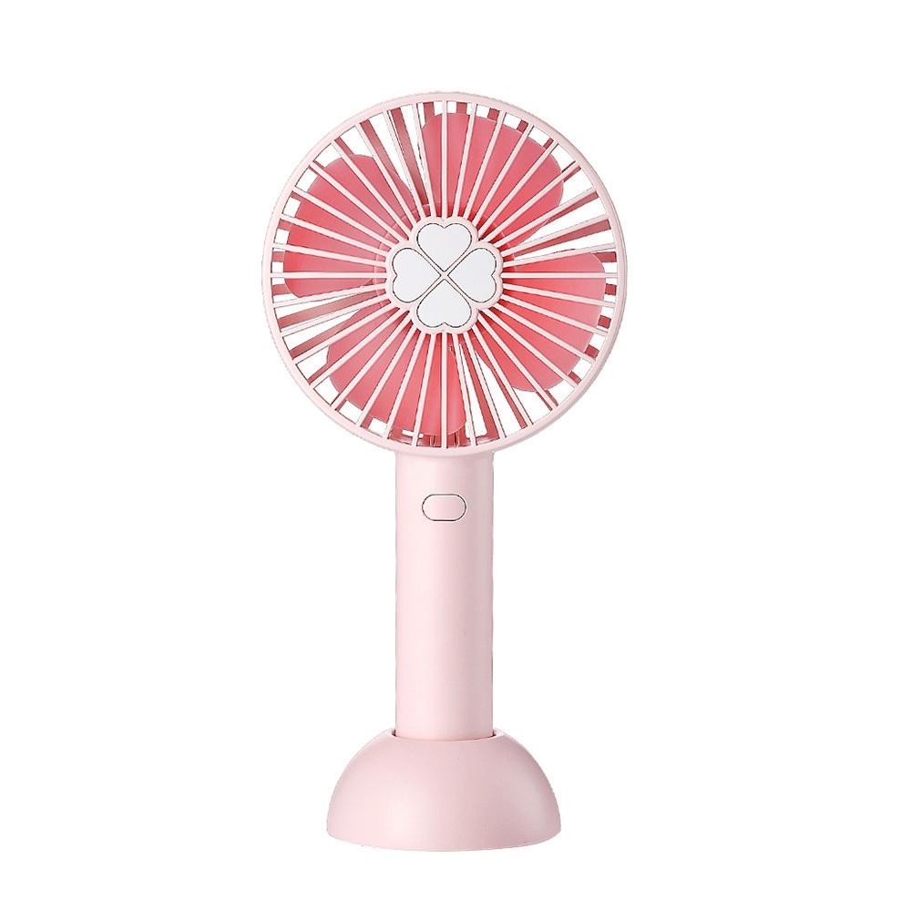 Buy QW-F08 Mini USB Charging Handheld Desktop Clover Electric Fan, with ...