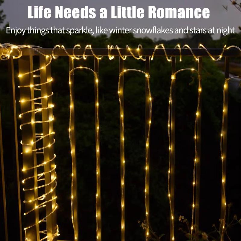 Cheap 200 LEDs Solar Lamp String Outdoor LED Solar Wreath Light Garden ...