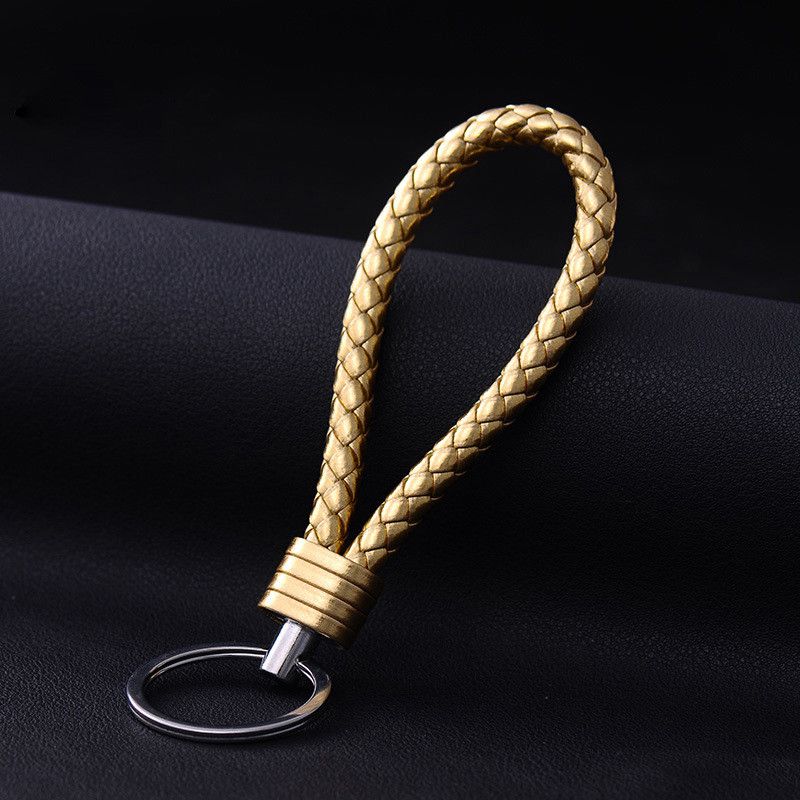 Buy Braided Lovers Keyring Creativity Keychain Simplicity Pendant Faux ...
