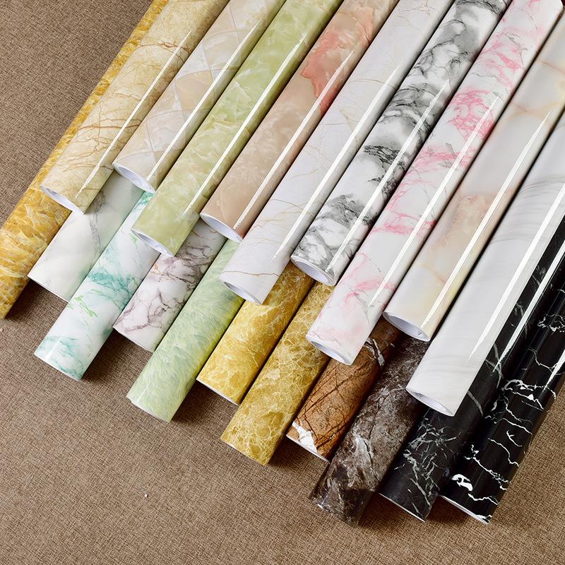Buy 5 Meters Stove Kitchen Oil-proof Sticker Wall Tile Marble Stickers ...