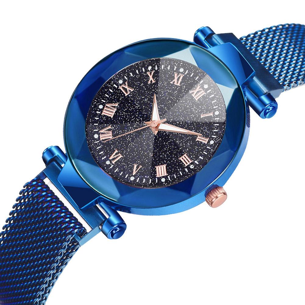 Buy Fashion Women Watches Luxury Starry Sky Watch Ladies Magnetic Mesh ...