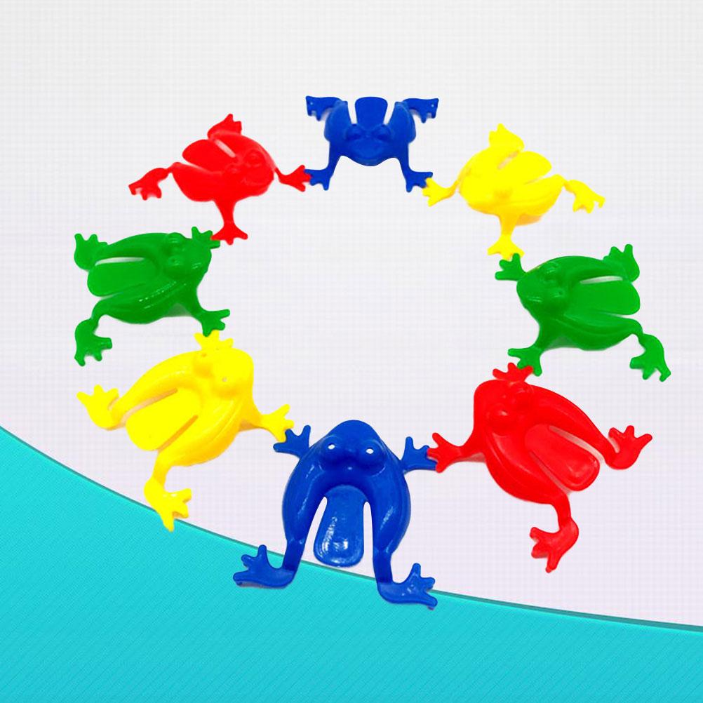 Buy 12Pcs Plastic Jumping Leap Frog Toy for Kids For Kids Playing ...