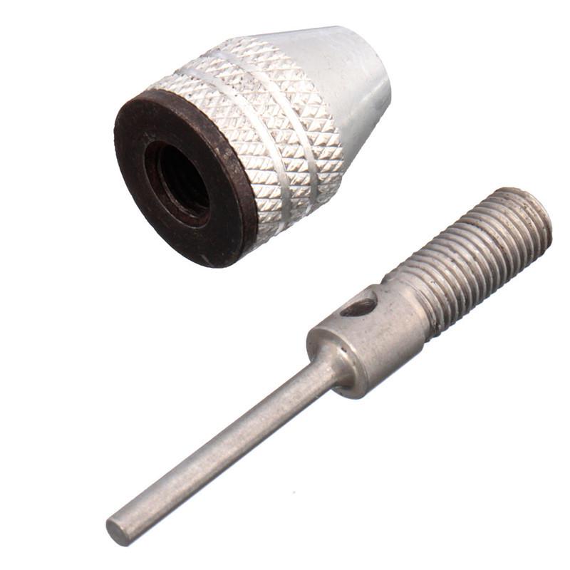 Buy Electric Motor Shaft Mini Chuck Fixture Clamp 0.3-4mm + 2.3&3mm ...